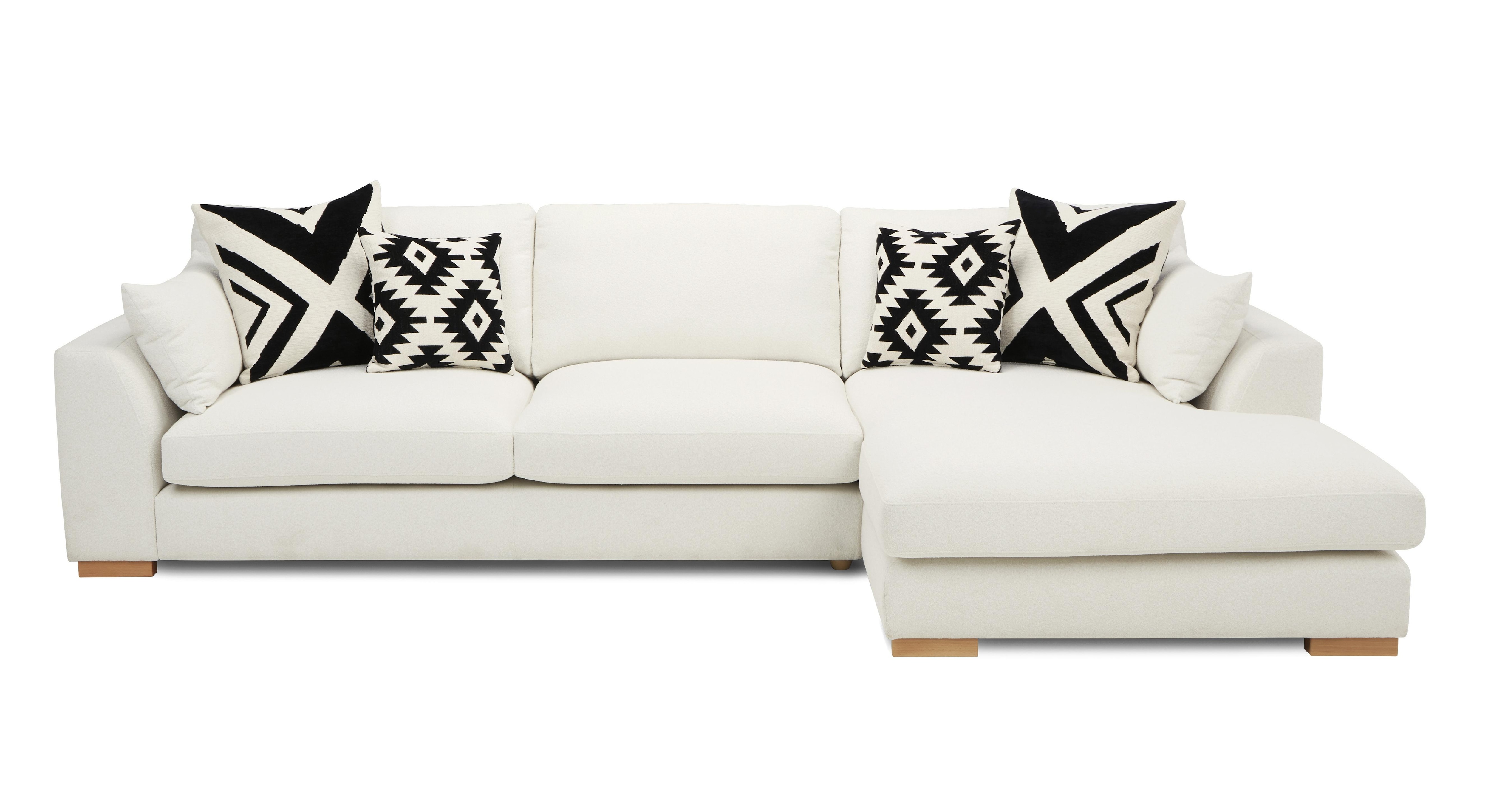 Calix Left Hand Facing Small Chaise End Sofa DFS